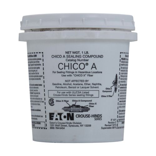 Kit Compuesto Sellador Crouse-Hinds Chico A4 (1 lb) con Fibra | PEFSA